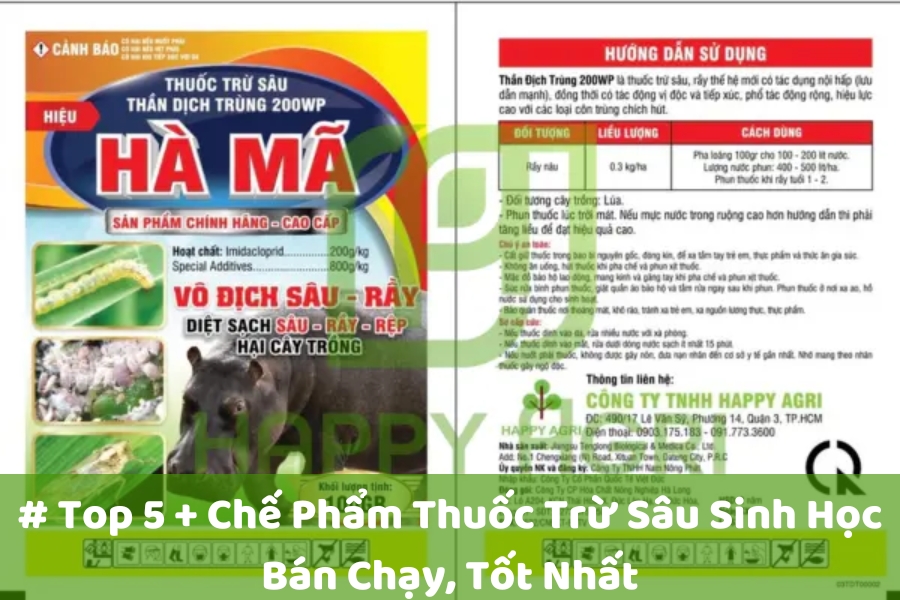 # Top 5+ Chế Phẩm Thuốc Trừ Sâu Sinh Học Bán Chạy, Tốt Nhất