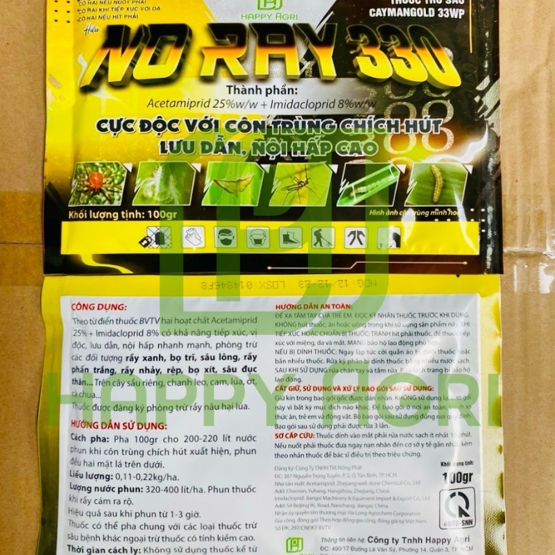 Thuốc trừ sâu Caymangold 33WP Giá Tốt - Bán Chạy - Uy Tín