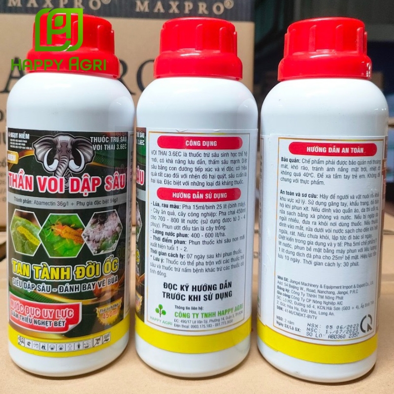 Thuốc trừ sâu Voi Thai 3.6EC